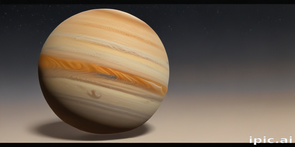 Stunning Artistic Representation of Jupiter Showcasing Its Unique ...