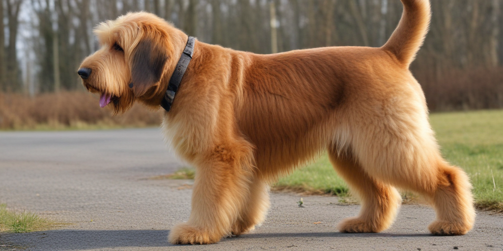 A Playful Golden Dog Enjoys a Sunny Day at the Park
