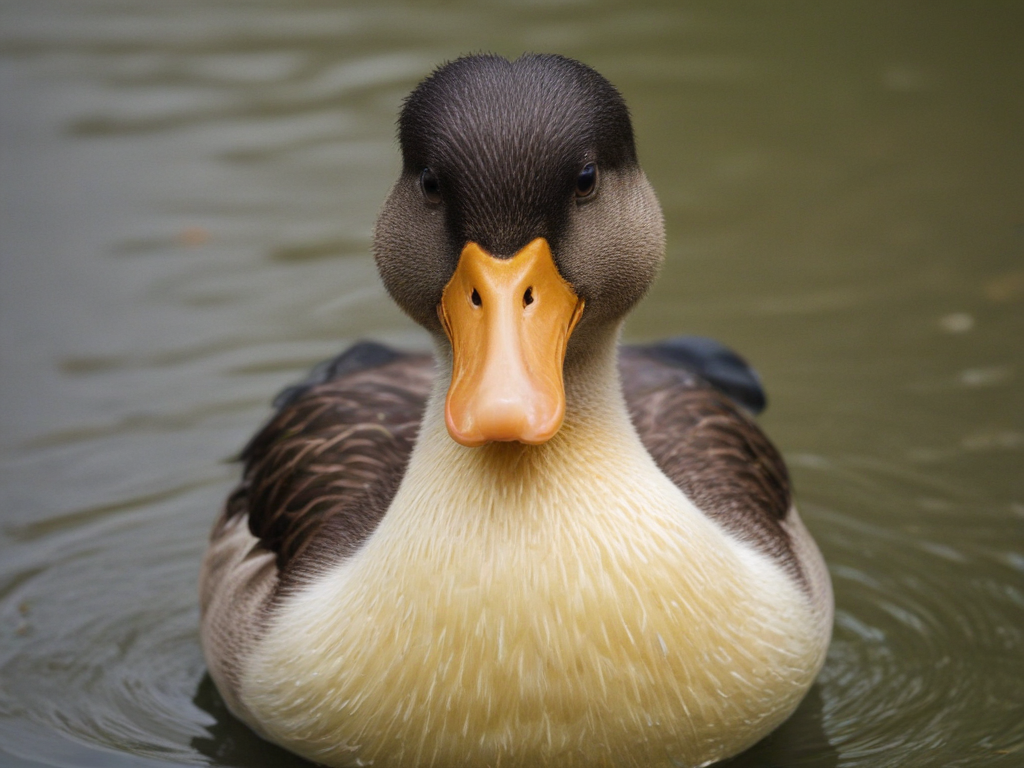 funny grumpy duck