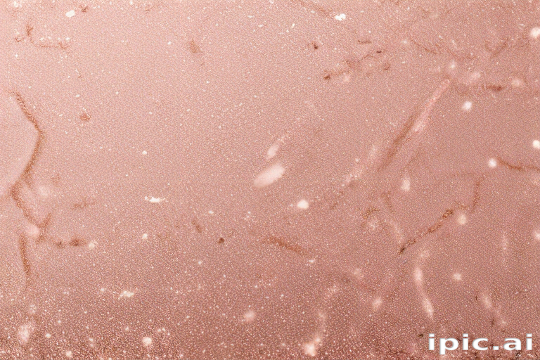 Abstract Close-Up of Delicate Textures and Subtle Colors on a Surface