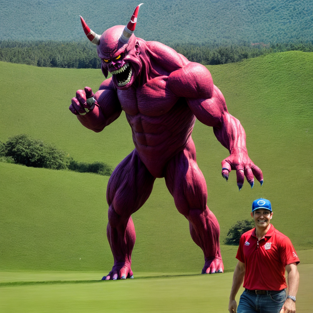 photo of a monster pointing his finger