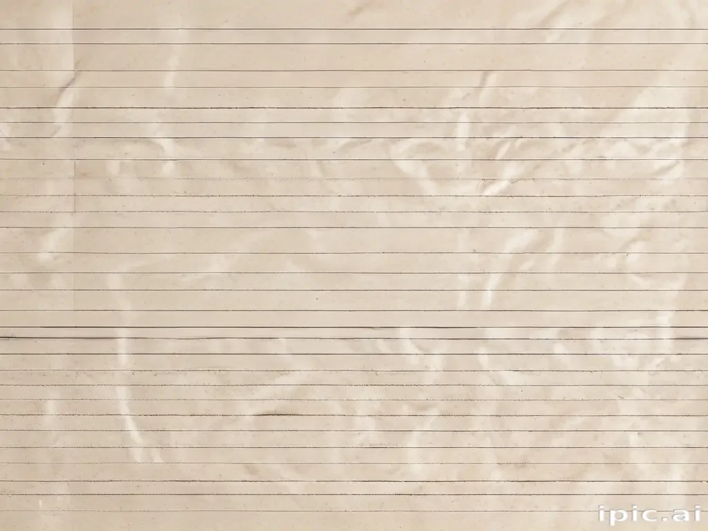 Blank Lined Paper Background Perfect for Writing or Drawing Ideas