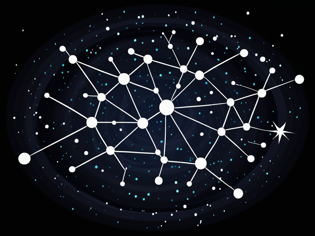 Interconnected Stars and Galaxies: A Cosmic Web of Celestial Connections