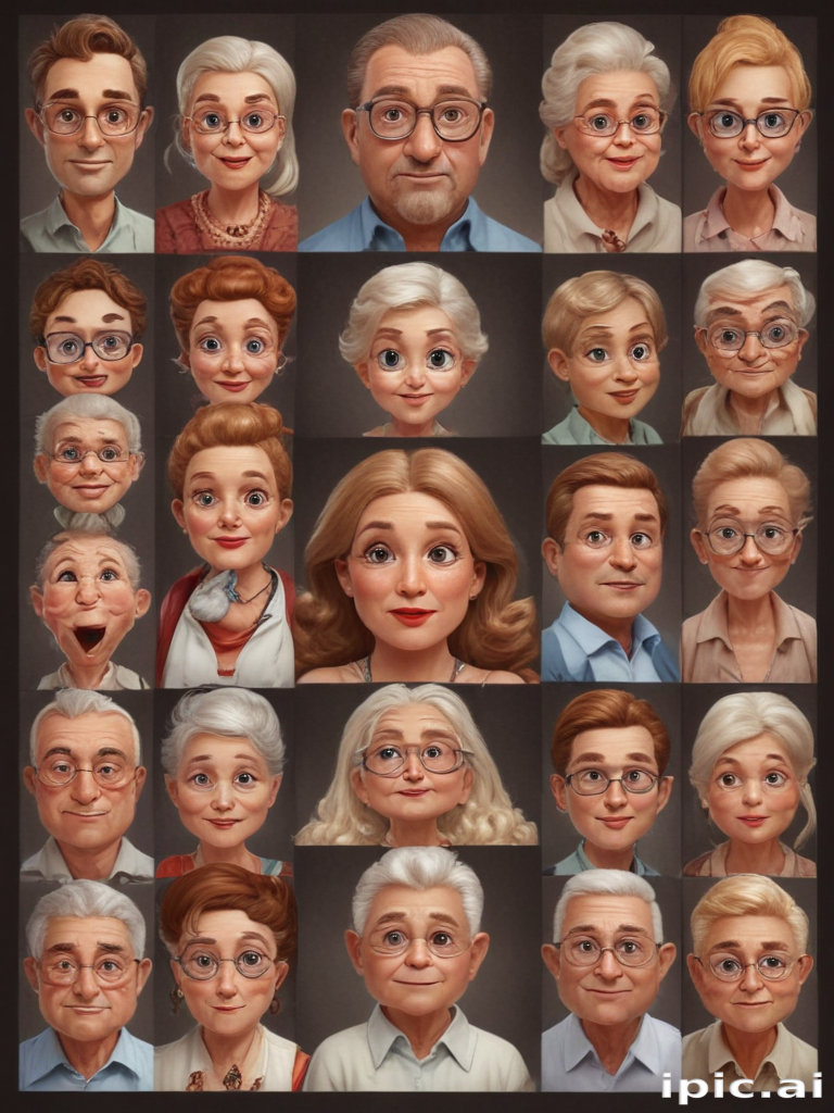 Expressions of Emotion: A Colorful Collection of Diverse Character ...