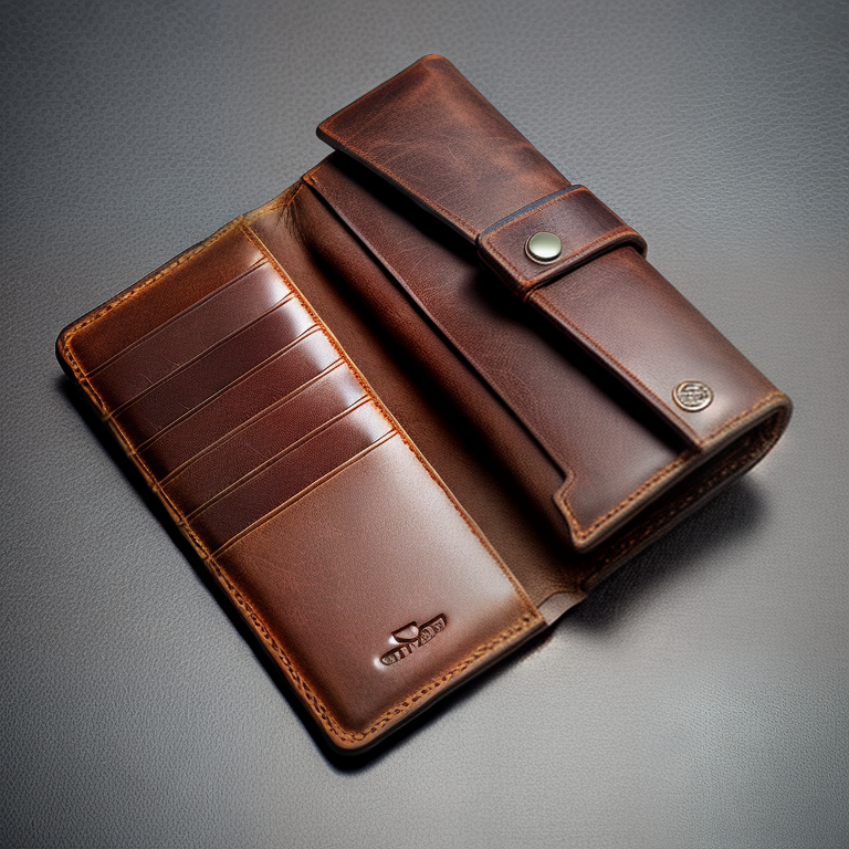 leather wallet design that takes care of all the needs