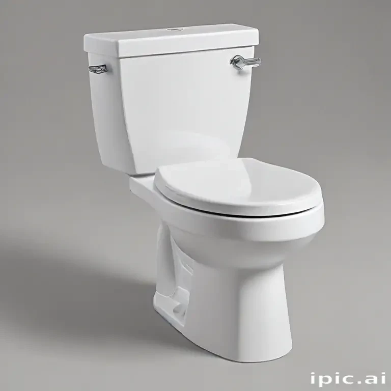 Modern White Toilet Design with Sleek Lines and Minimalist Aesthetic Appeal