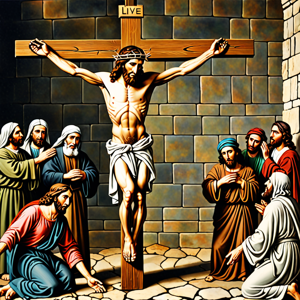 Jews crucifying Jesus