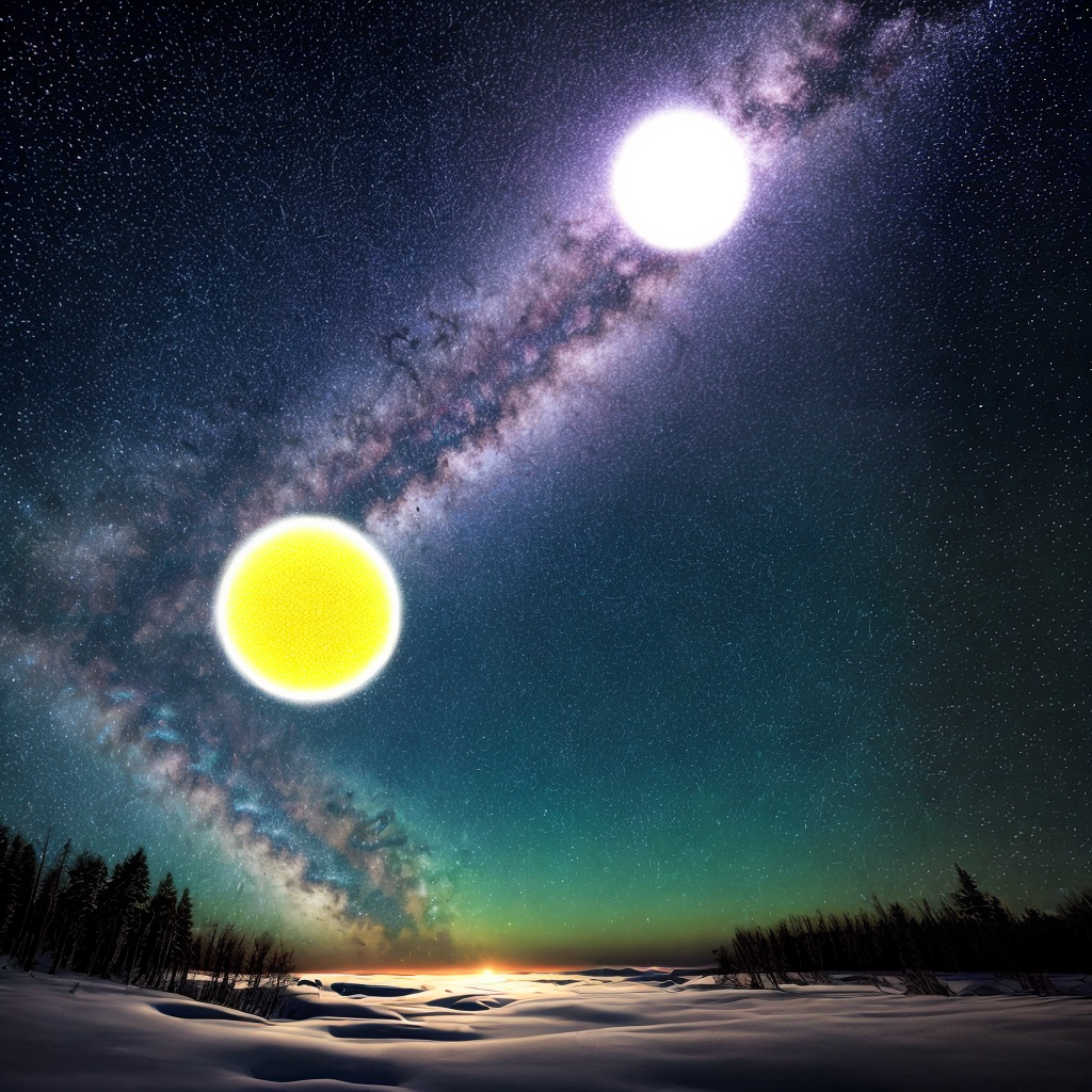 a nebulous ball of shimmering light, filled with billions of tiny ...