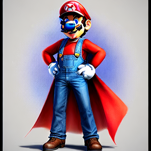 A fashion design for super mario that looks a million times better then ...