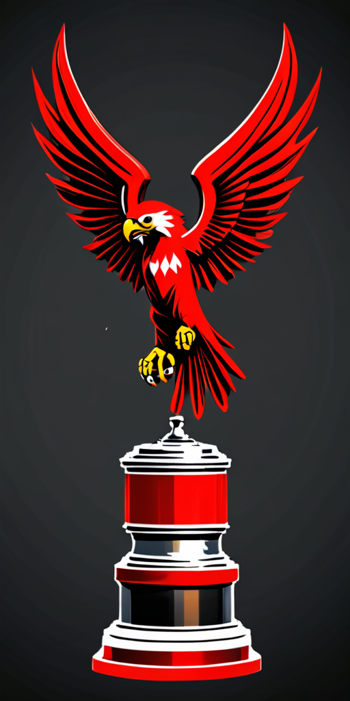 video game draw red fenix trophy