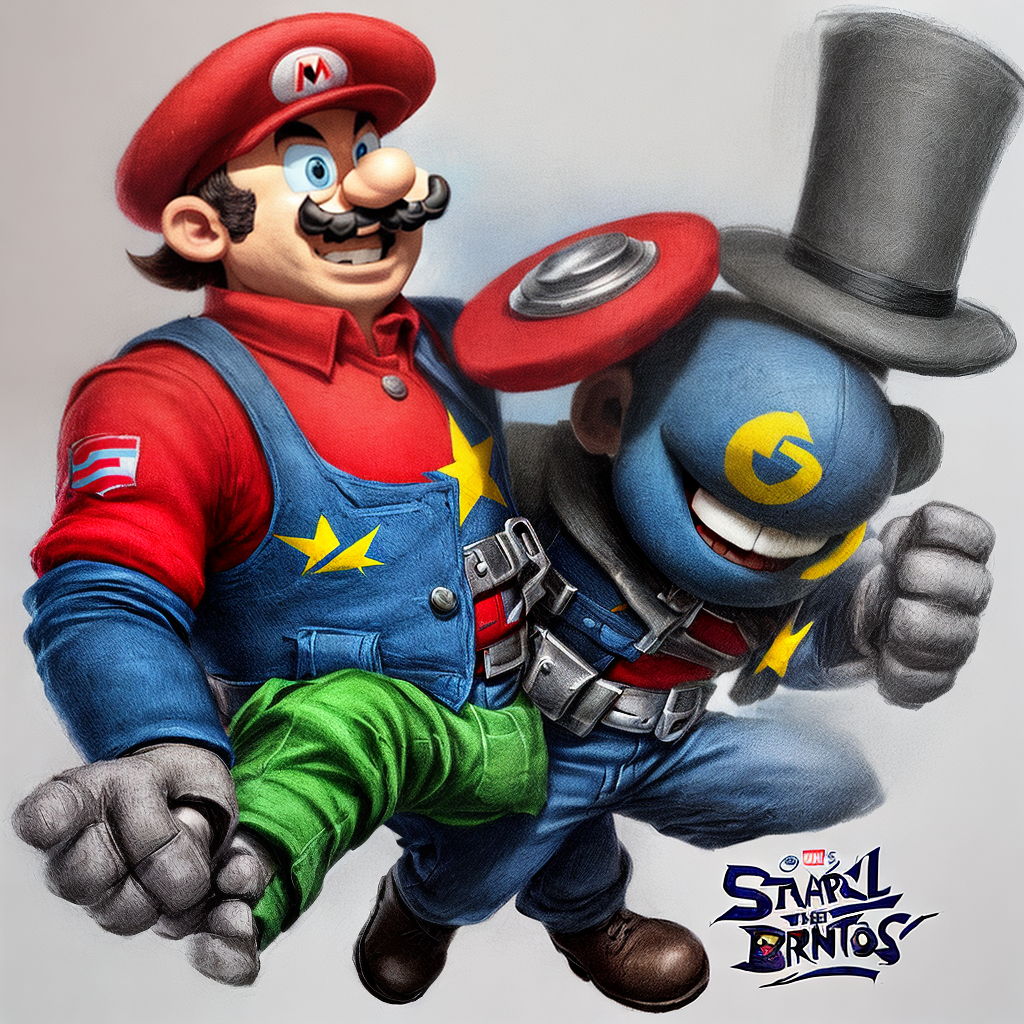 evil british mario becomes the dictator