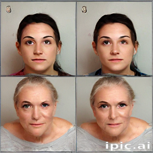 Comparative Portraits Show Aging Transformations in Facial Features ...