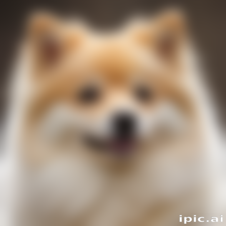 A Fluffy, Happy Dog with a Warm, Inviting Expression and Soft Fur.