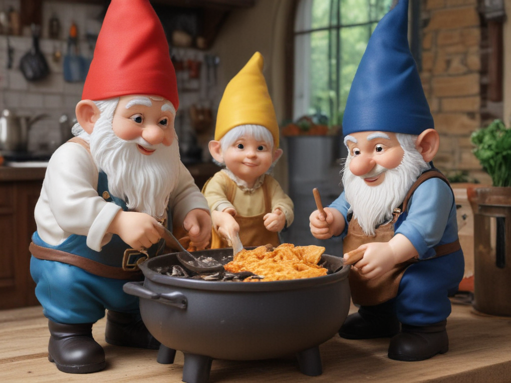 gnomes cooking