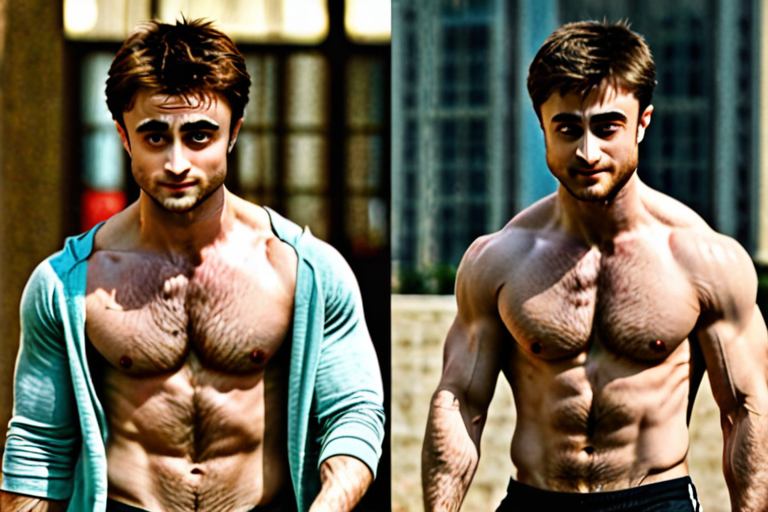 Daniel Radcliffe muscle