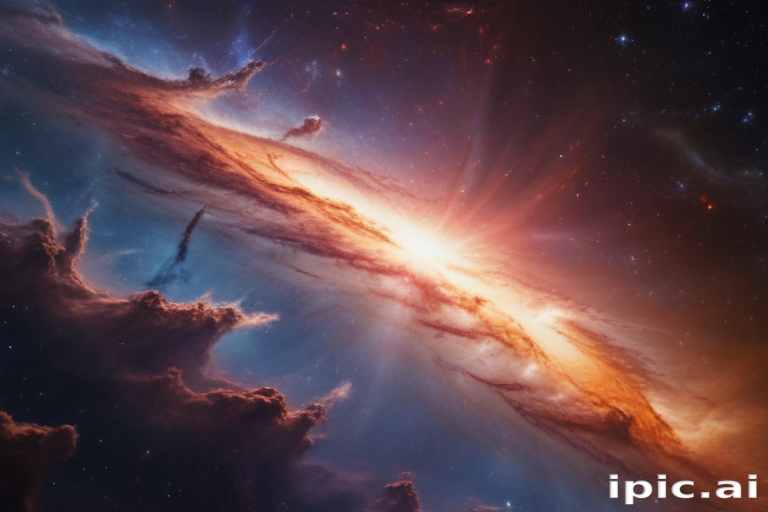 Stunning Cosmic Display of Stars and Nebulae in Vast Universe