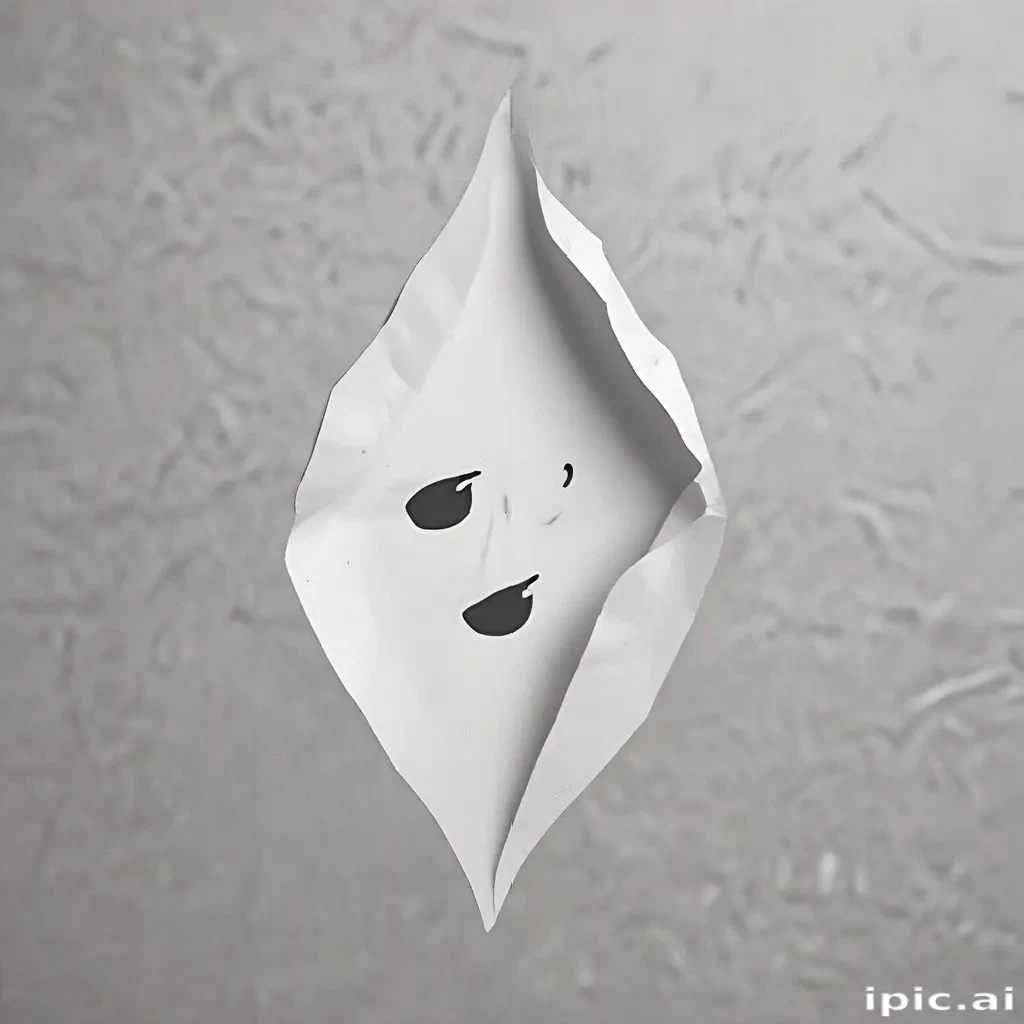 An Abstract Representation of Emotion Through a Torn Piece of Paper
