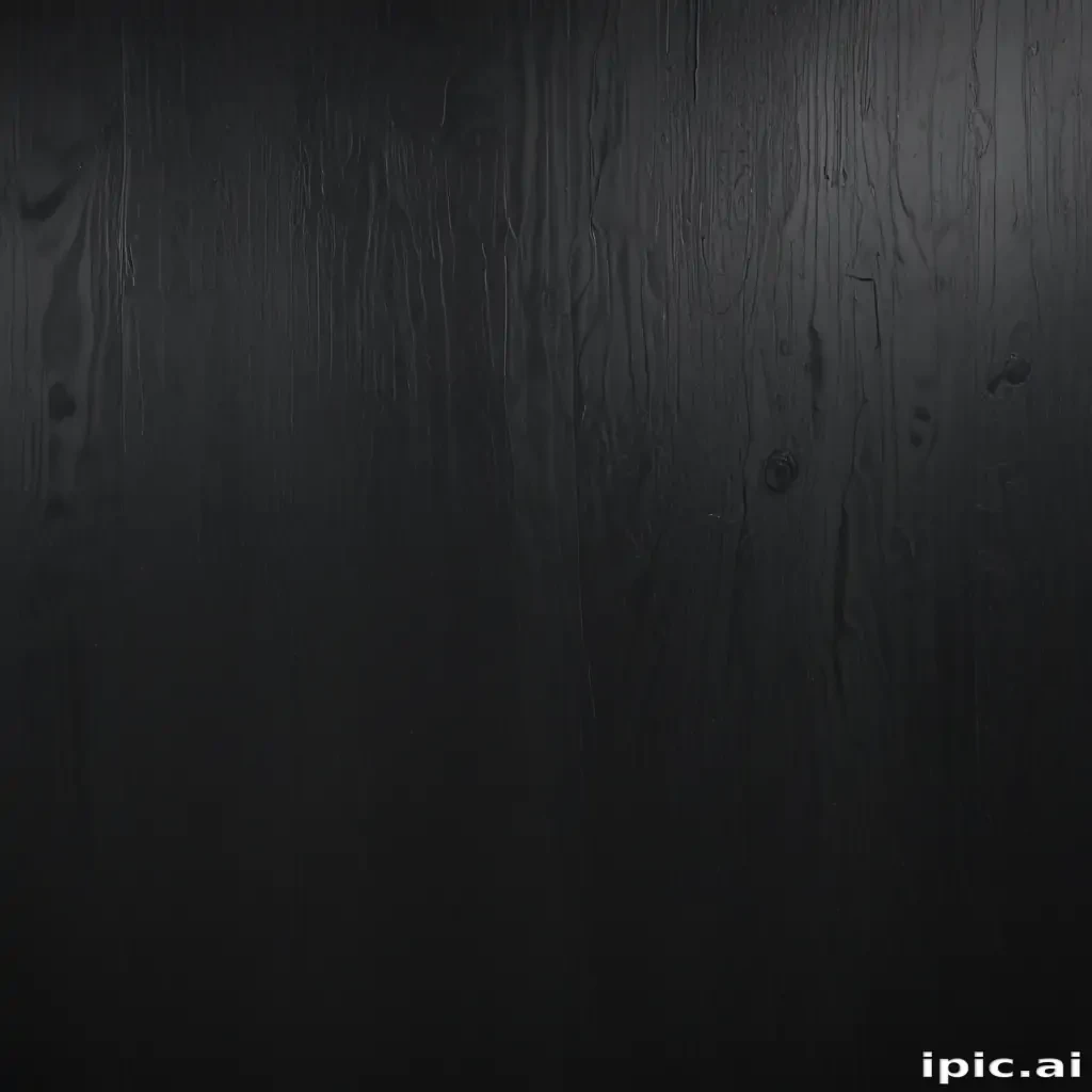 A Smooth and Elegant Black Wooden Surface with Subtle Texture Details.