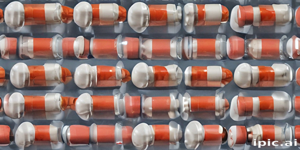 Colorful Array of Medicine Capsules and Pills Organized in Rows