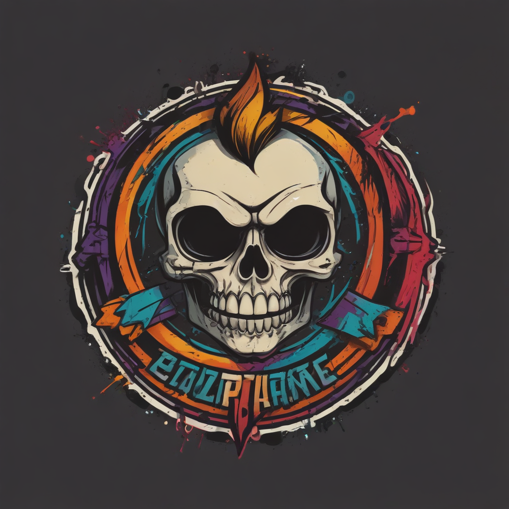 "solipunks" punk colorfull logo
