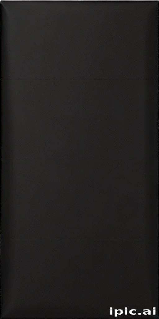 Solid Black Surface with Glossy Finish for Modern Design Projects