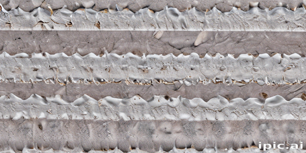 Abstract Patterns of Sand and Water Creating Unique Textural Lines