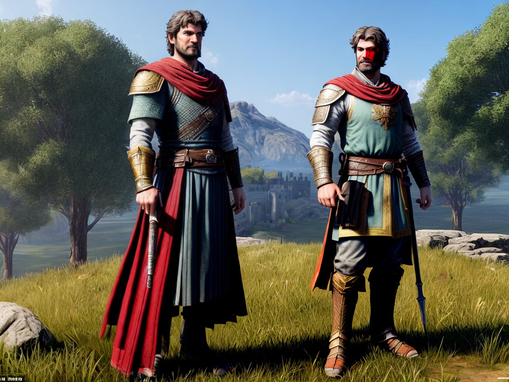 Rpg medieval; Hadrian is an imposing guard, with an upright posture and ...