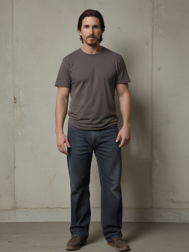 christian bale, full body