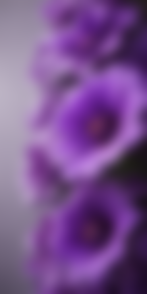 Close-Up of Beautiful Purple Flowers with Soft Focus and Gradient ...