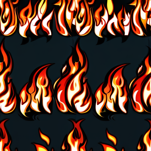 Vibrant and Dynamic Flame Patterns Creating a Bold and Fiery Background ...