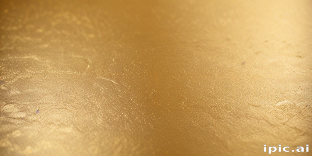 A Gleaming Surface of Shimmering Gold with Subtle Textures and Patterns.