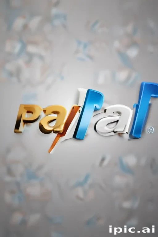 PayPal Logo Displayed with Creative Design and Artistic Background Elements