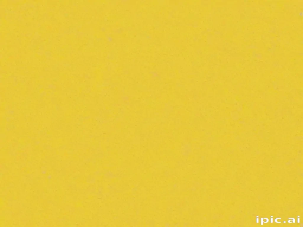 Bright and Cheerful Yellow Background for Creative Projects and Designs.