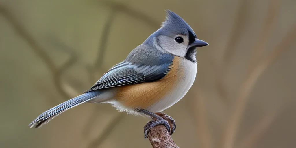 A Colorful Blue and Orange Bird Perched Gracefully on a Branch.