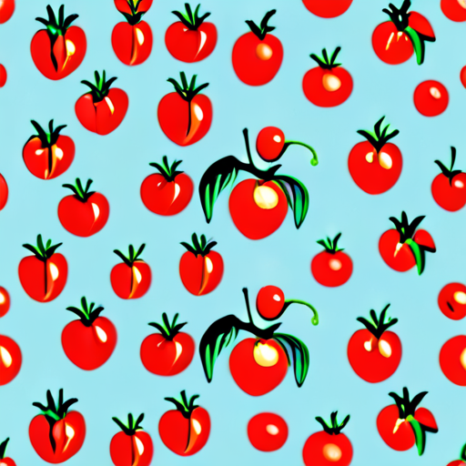 Photo realistic mid century pastel vampire eating tomatoes