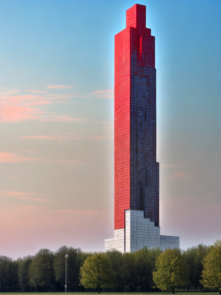 Soviet avant-garde constructivist tower by Tatlin