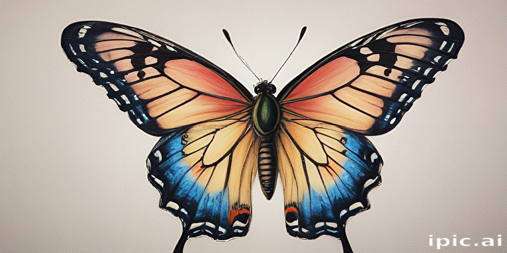Vibrant Monarch Butterfly Displaying Stunning Colors and Intricate Wing ...