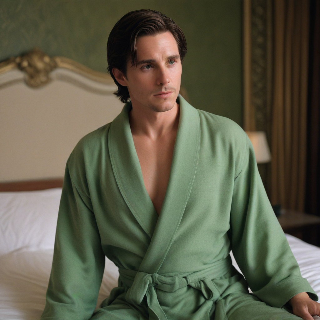 christian bale as bruce wayne and allison mack in short hair, she is in ...