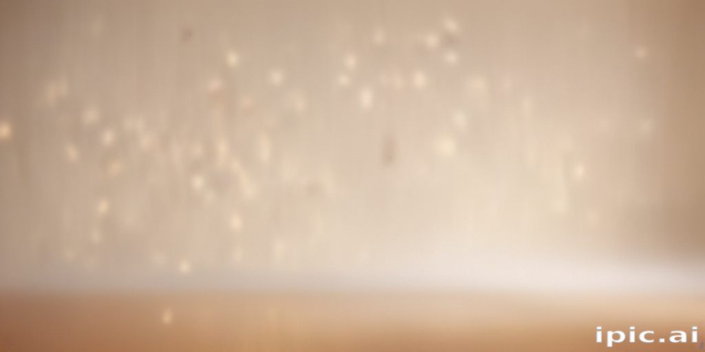 Softly Blurred Background with Subtle Sparkling Lights and Warm Tones